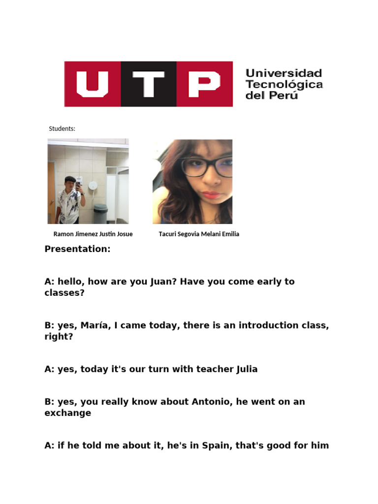 Student Exchange Conversation | PDF