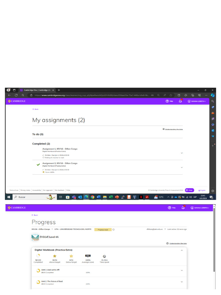CCSSession Evidence for Dayana Diaz | PDF