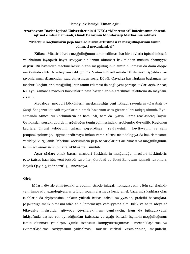 Yeni̇ Meqale Mecburi̇ Kockun | PDF