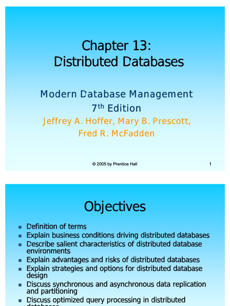 Mdm7e Ch13 | PDF | Replication (Computing) | Databases