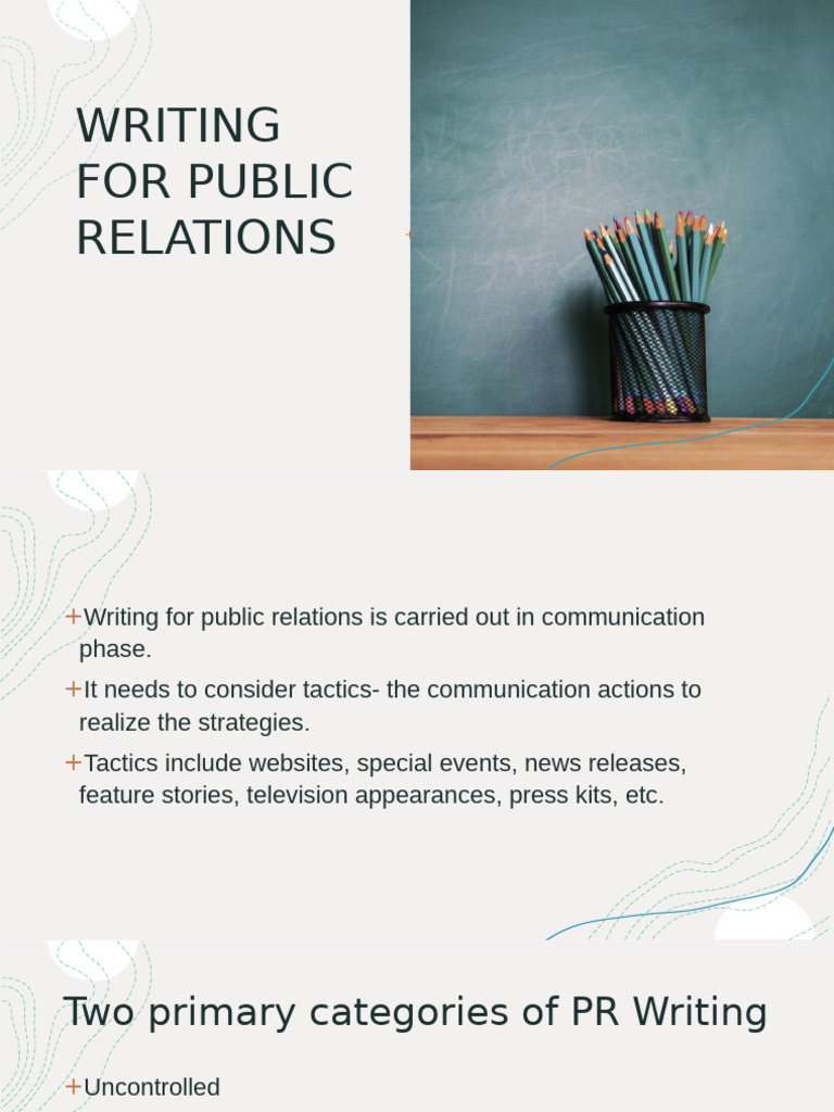 Writing For PR - Writing Speeches | PDF