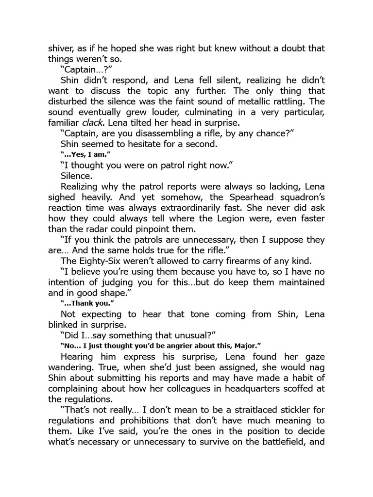 86-Eighty-Six Volume 1 - PDF Room-125-255 | PDF | Infants | Tanks