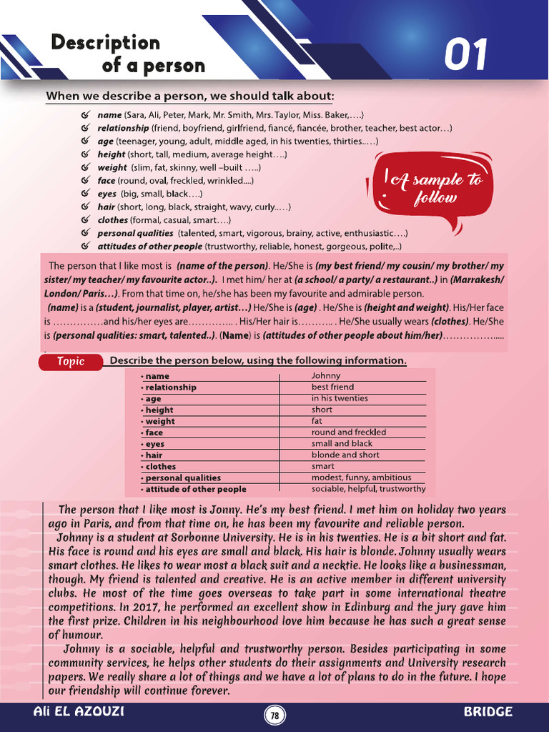 Describe A Person | PDF