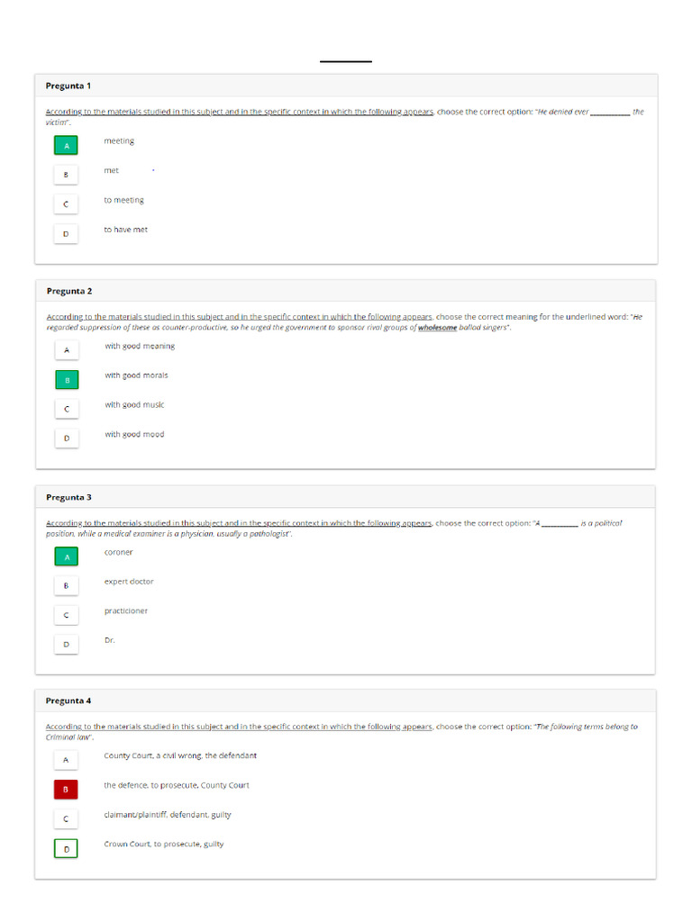 Febrero 1 Semana 2020 - Ingles | PDF