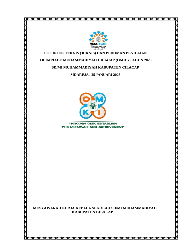 JUKNIS OMIC 2025 Sidareja | PDF