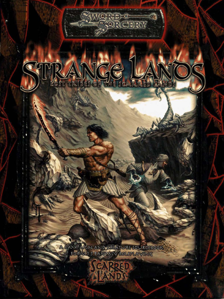 WW8338 Scarred Lands - Strange Lands - Lost Tribes of The Scarred Lands | PDF | D20 System | Druid