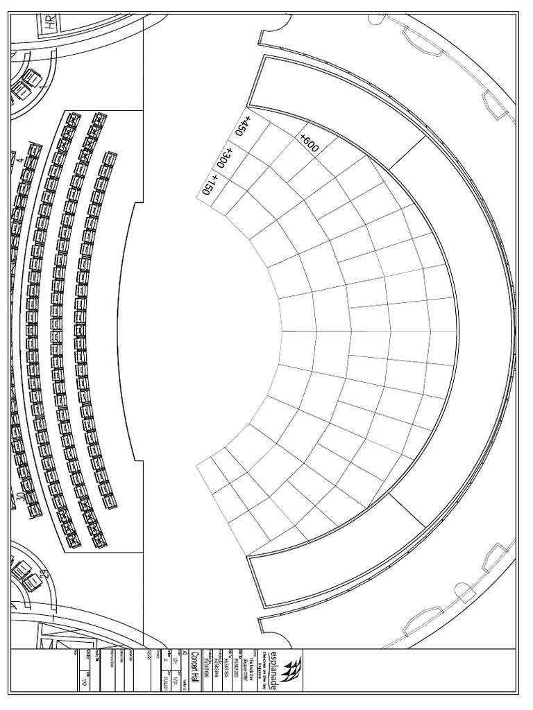 Esplanade Concert Hall Stage Plan | PDF