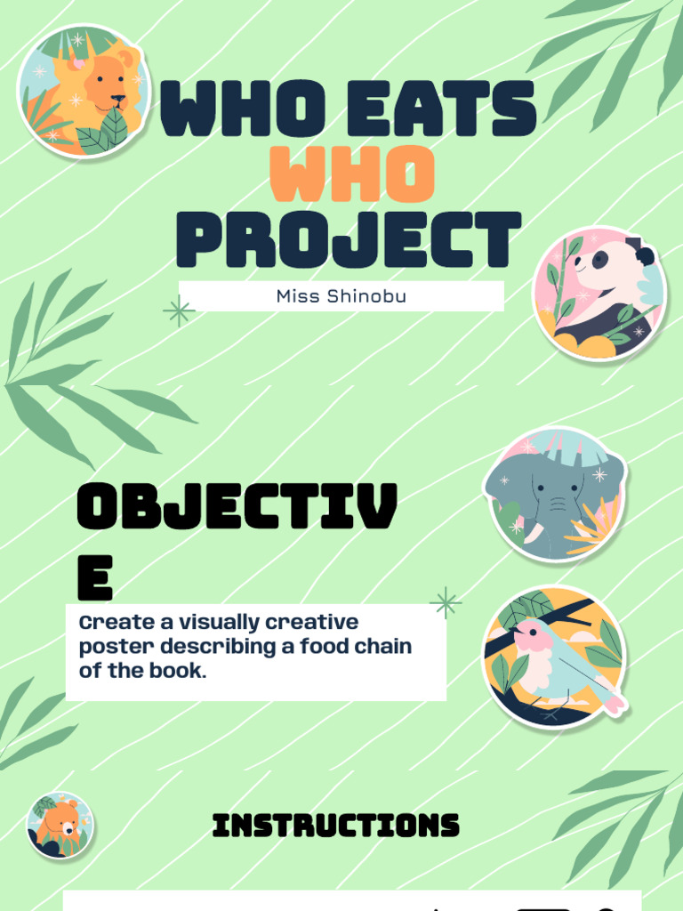 Who Eats Who Project | PDF