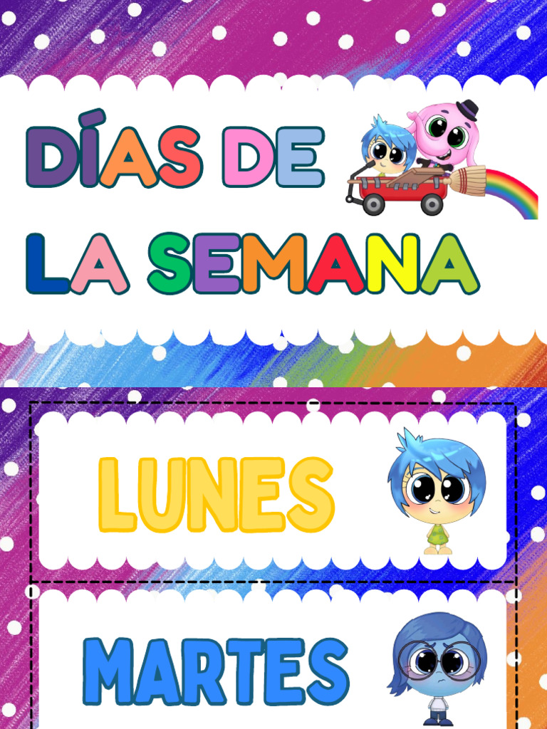 Días de La Semana PDF | PDF