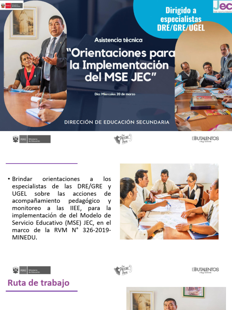 Orientaciones para La Implementaci N Del Mse Jec | PDF | Enseñando | Pedagogía