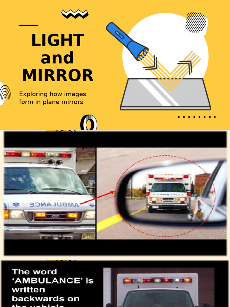 The Ray Model of Light Education Presentation in Simple Outlined Style ...