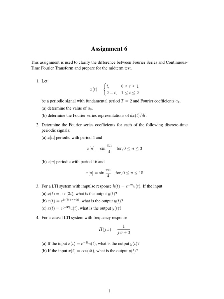 Assignment6 Ch3 Ch4 | PDF
