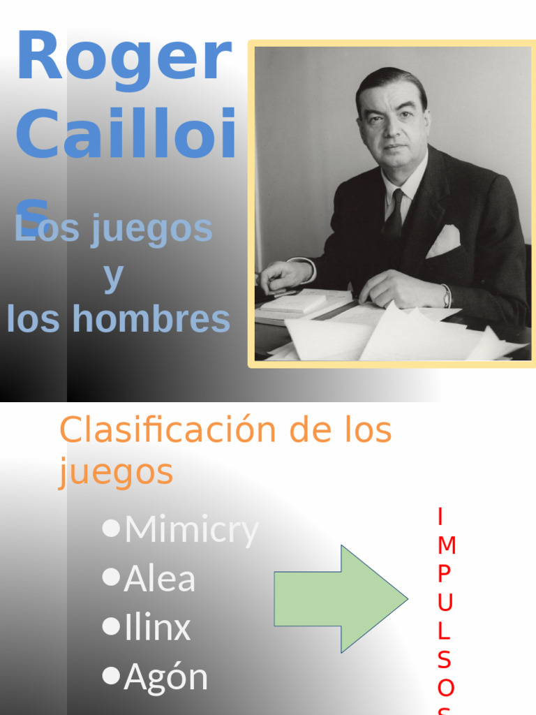 Caillois - Clasificacion de Los Juegos | PDF