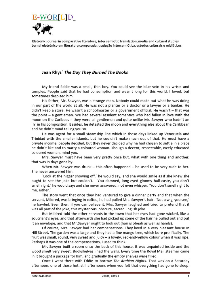 The Day They Burned The Books | PDF