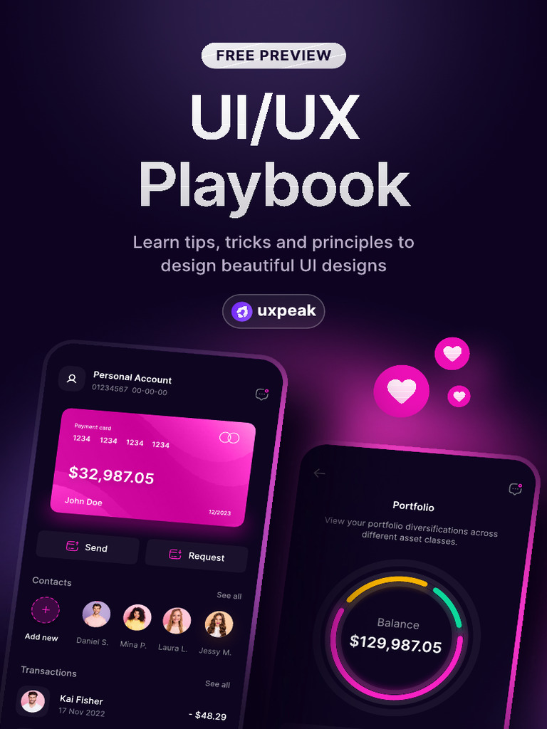 UI/UX Playbook: Design Tips & Tricks | PDF | Usability | User Interface