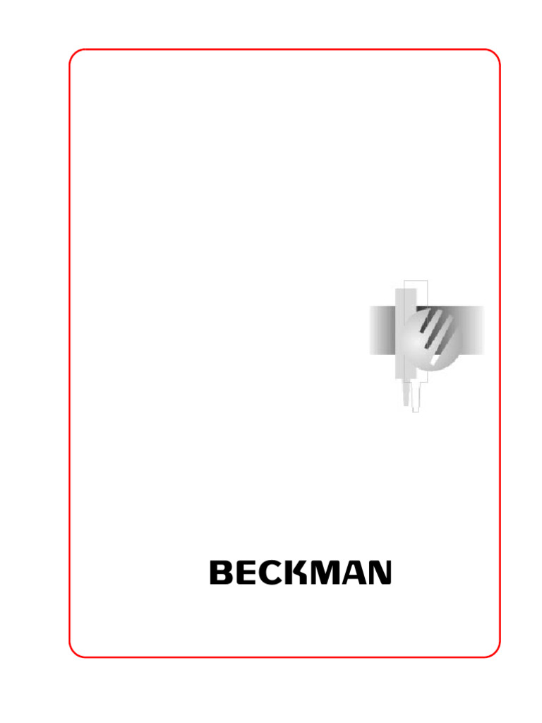 Beckman Biomek 2000 User's Guide | PDF | Waste | Ac Power Plugs And Sockets