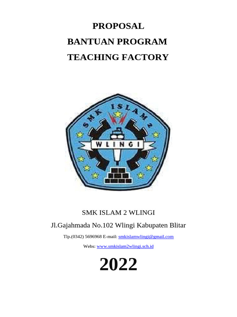 PROPOSAL TEfa 2022 | PDF
