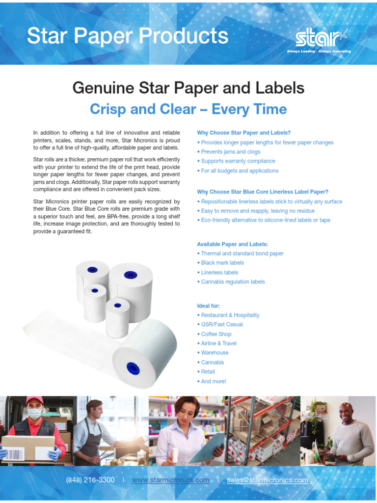 Blue Core Paper Spec Sheet - Complete Paper Line | PDF | Printer (Computing) | Paper