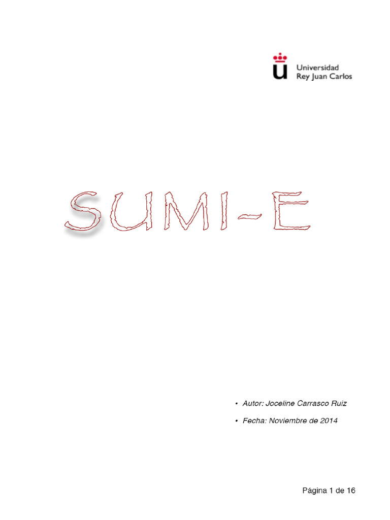 Sumi e | PDF