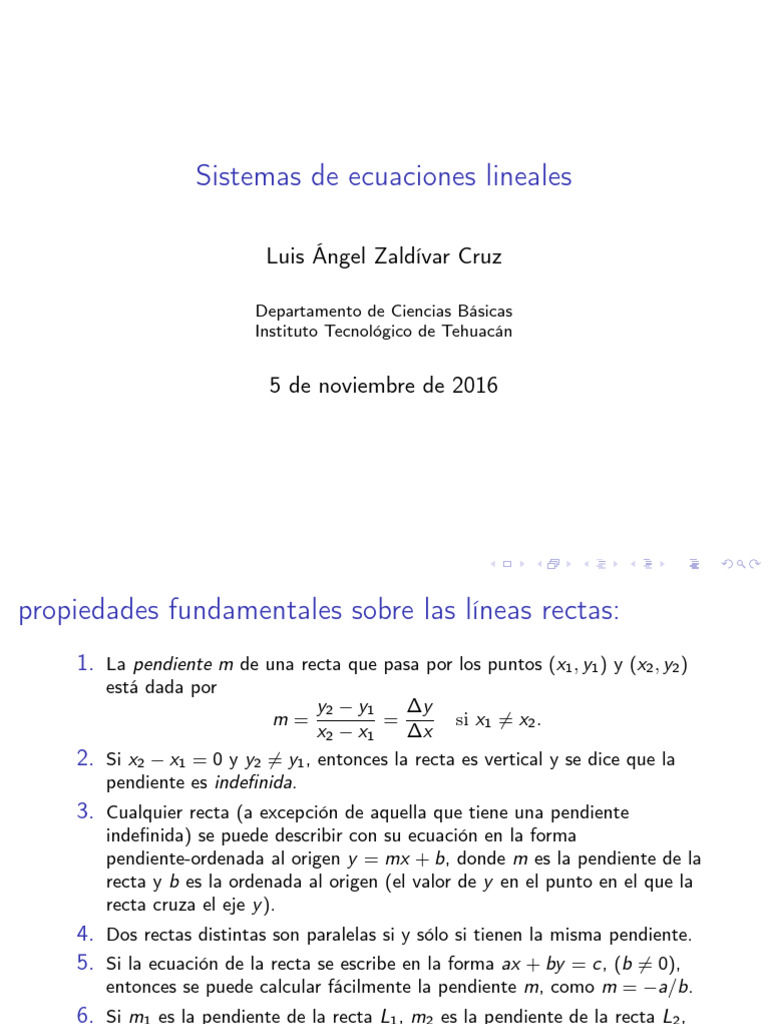 Sist Ecs Lins | PDF | Matriz (Matemáticas) | Ecuaciones