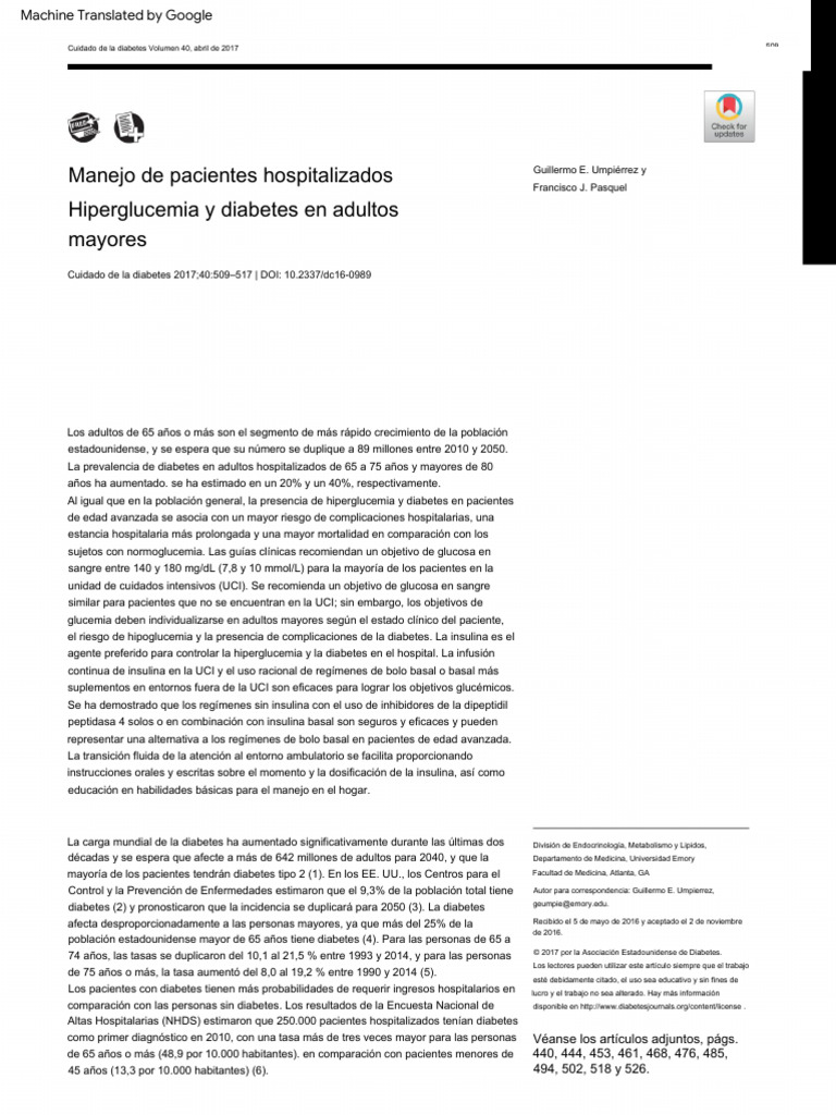 Diabetes 2 | PDF | Diabetes | Resistencia a la insulina