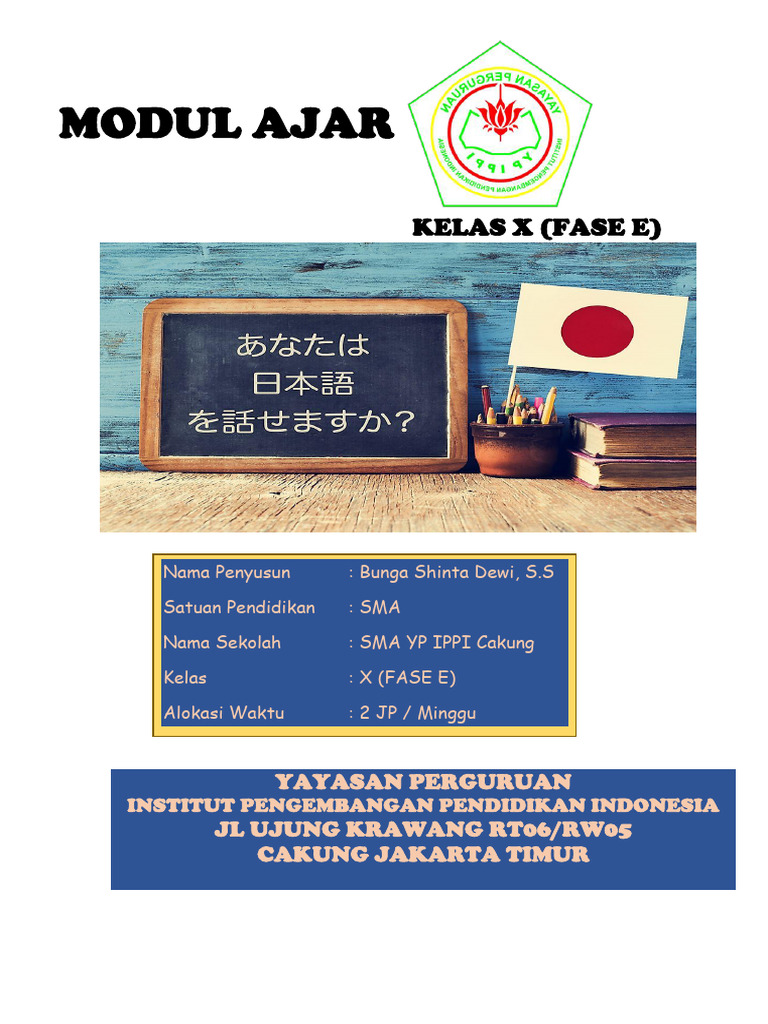 (Ba) Modul Ajar1 Bjepang4-5 Xsma2425 | PDF