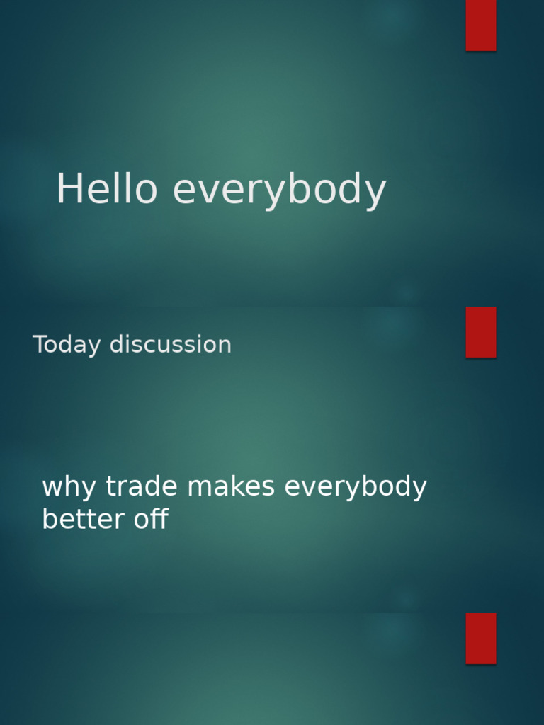 Trade Off Presentation | PDF