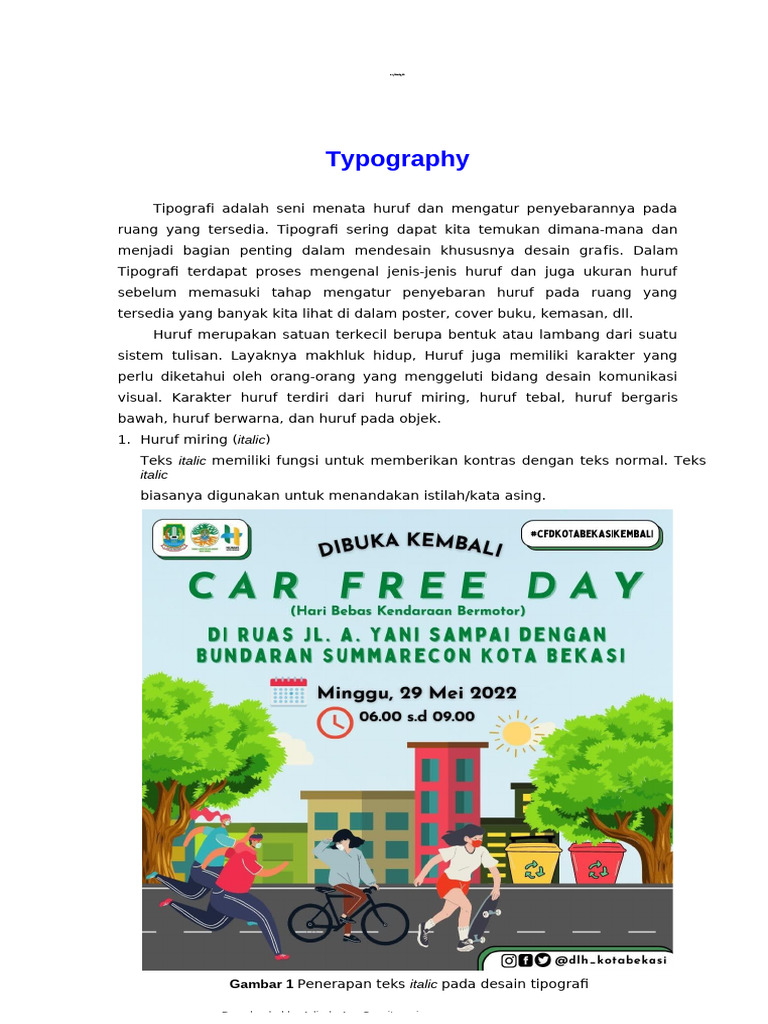 Modul Ajar Dasar 2 DKV Elemen Komposisi Typography | PDF