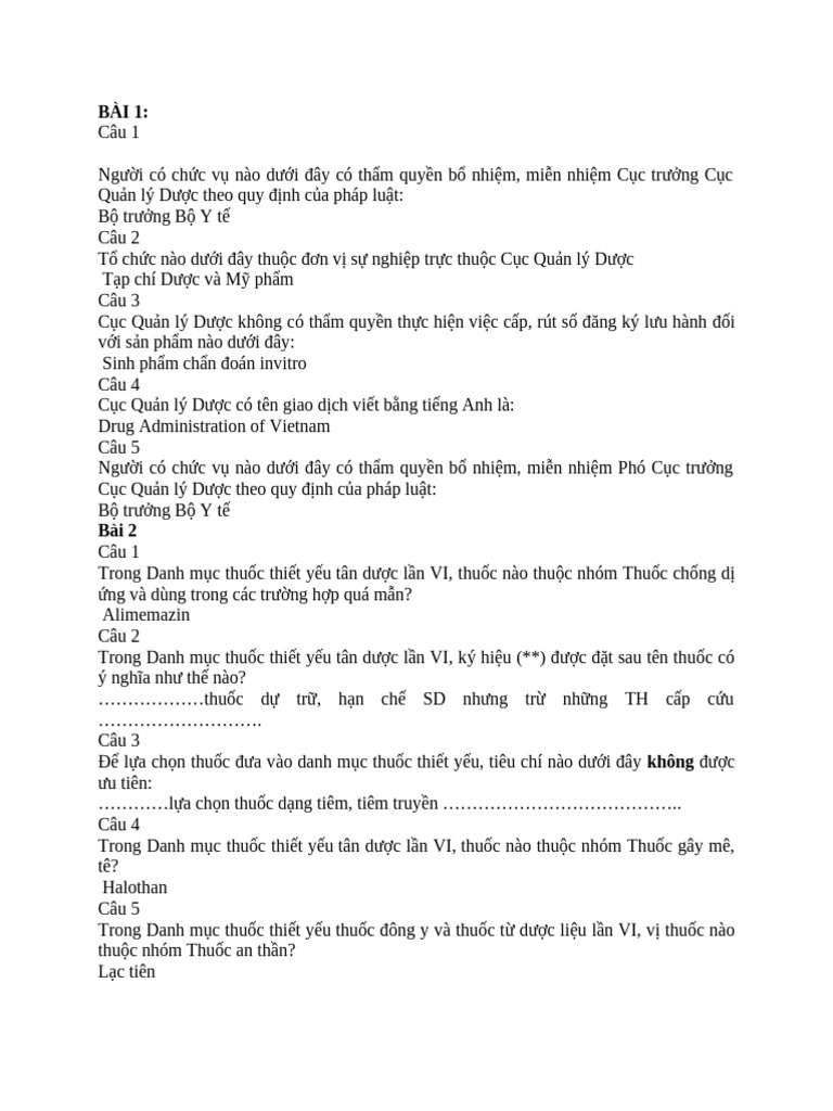 Soan Ôn Thi PCD Lop LT 09 | PDF