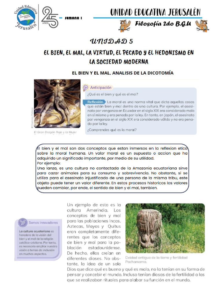 Filosofía: Bien, Mal y Pensamiento Clásico | PDF
