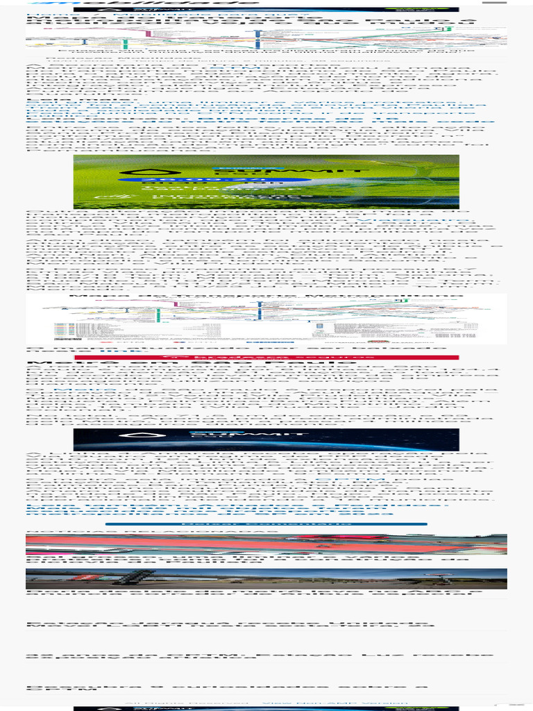 Mapa Do Transporte Metropolitano de São Paulo É Atualizado Veja o Que ...