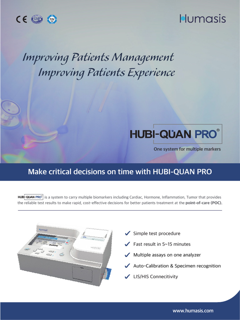 (ENG) HUBI-QUAN Pro - AHQ-8001 - R00 | PDF | Blood Plasma | Human Chorionic Gonadotropin