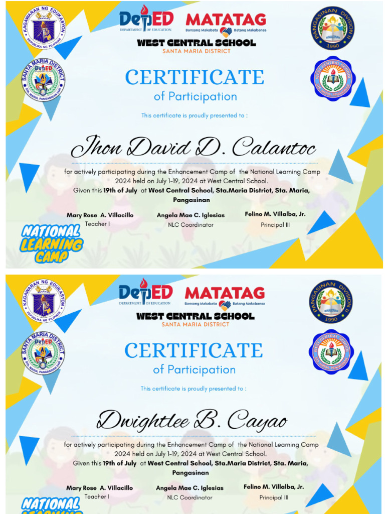 Mary Rose-Nlc Cert | PDF