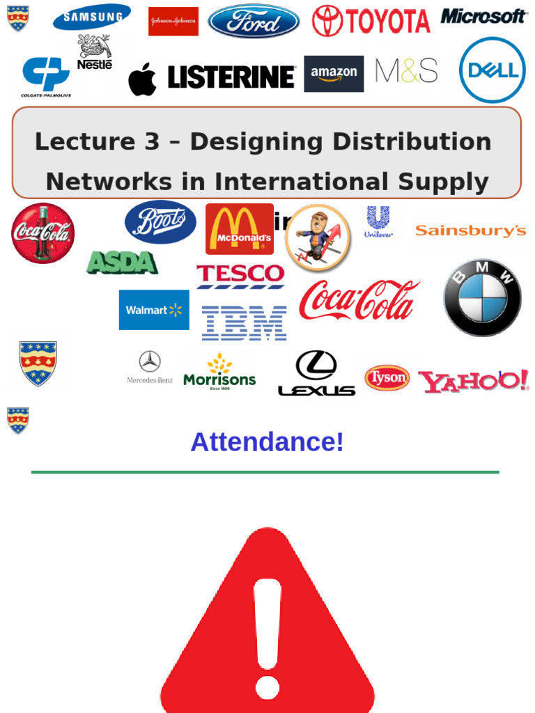 International Supply Chain Distribution Design | PDF | Warehouse ...