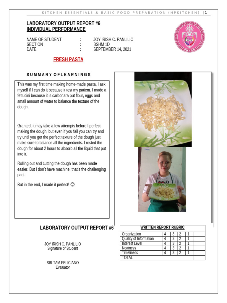 Homemade Pasta and Carbonara Insights | PDF | Pasta | Dough