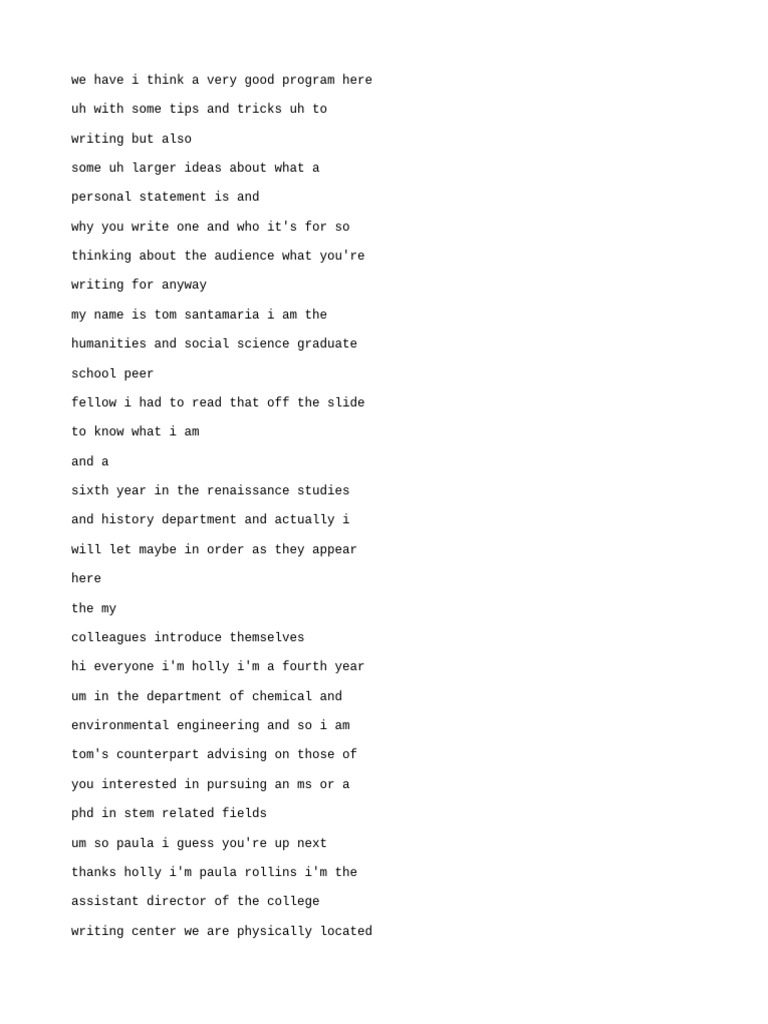 Personal Statement Writing Tips | PDF | Verb | Adverb