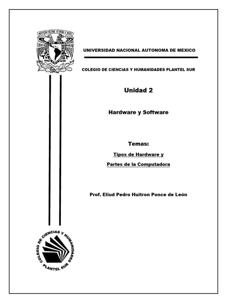 Tipos de Harware - Partes de La Computadora | PDF | Hardware de la ...
