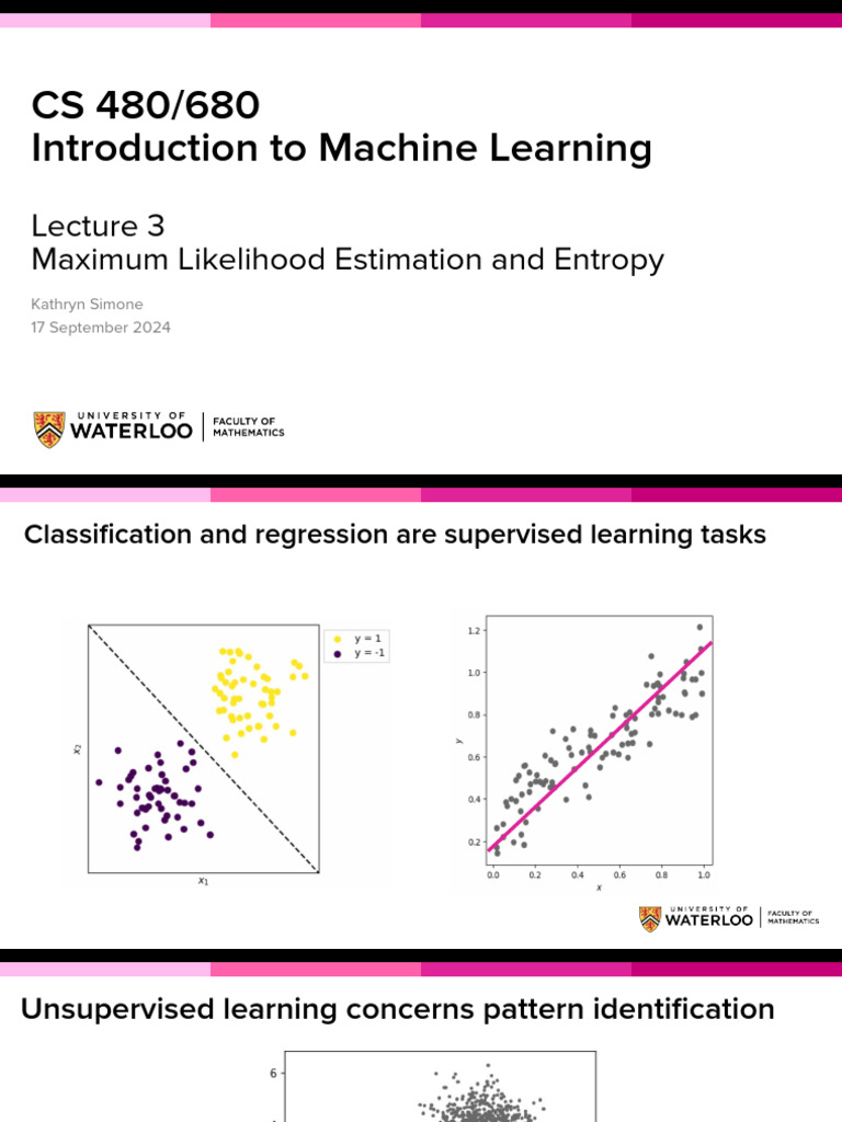 03 Maximum Likelihood Estimation | PDF | Regression Analysis | Statistical Inference