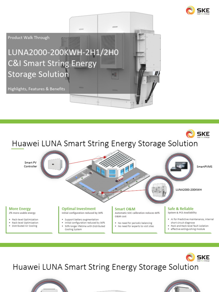 LUNA2000-200KWH-2H1 - 2H0 Supervision Service Scope of Work | PDF | Power (Physics ...