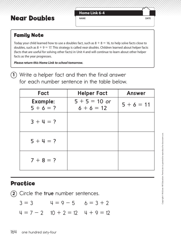 Home Link 6.4 | PDF