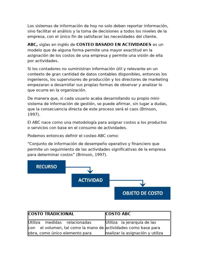 Sistema Abc | PDF | Business | Sistema de informacion