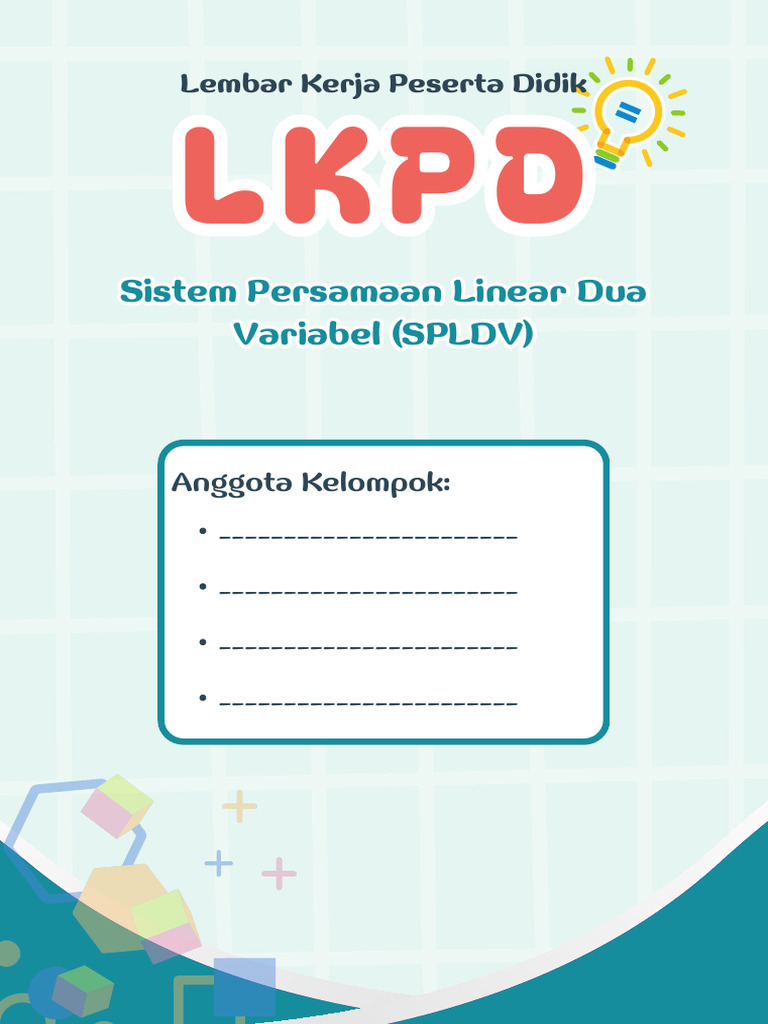 LKPD SPLDV | PDF