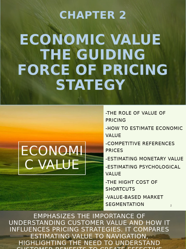 CHAPTER 2 Economic Value | PDF | Marketing | Pricing