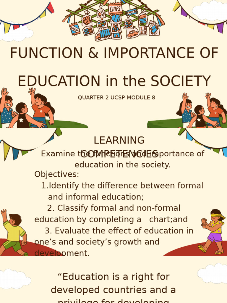 Lesson 8 Ucsp-Education | PDF | Educational Assessment | Cognition
