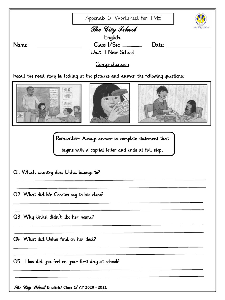 Appendix 6 Comprehension - PDF | PDF | Language Arts & Discipline