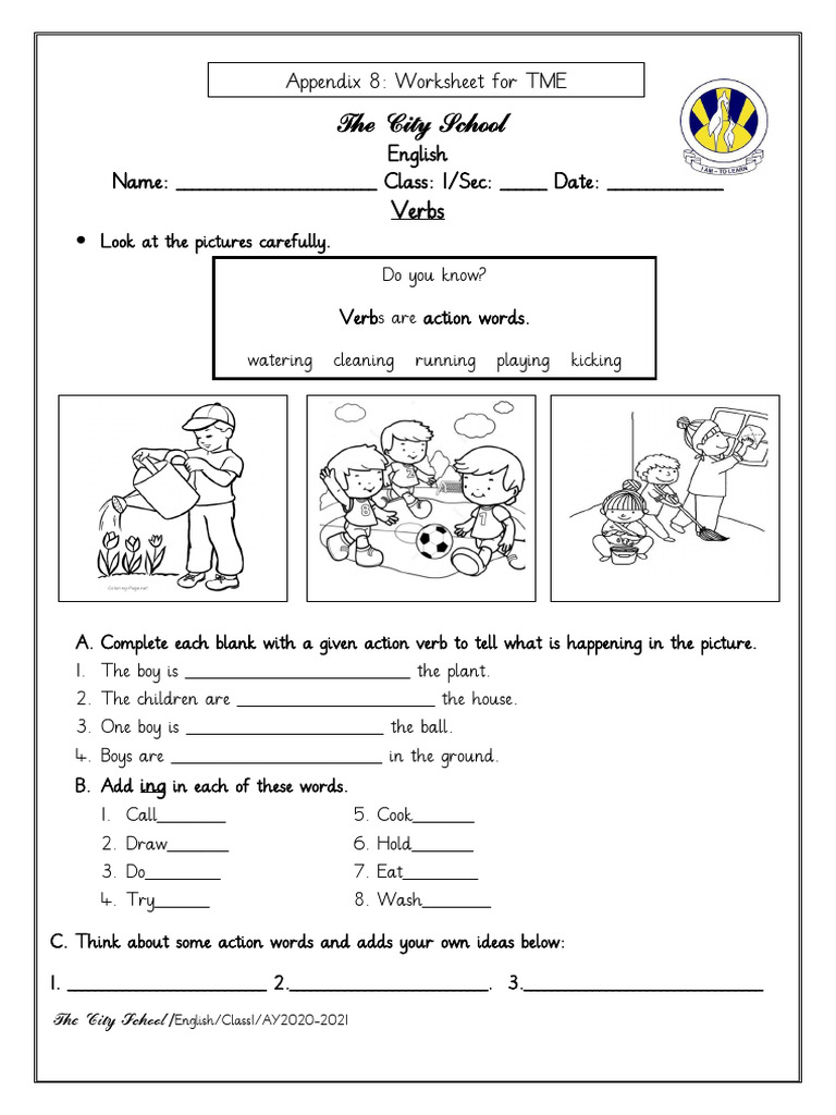 Appendix 8 Verbs - PDF | PDF