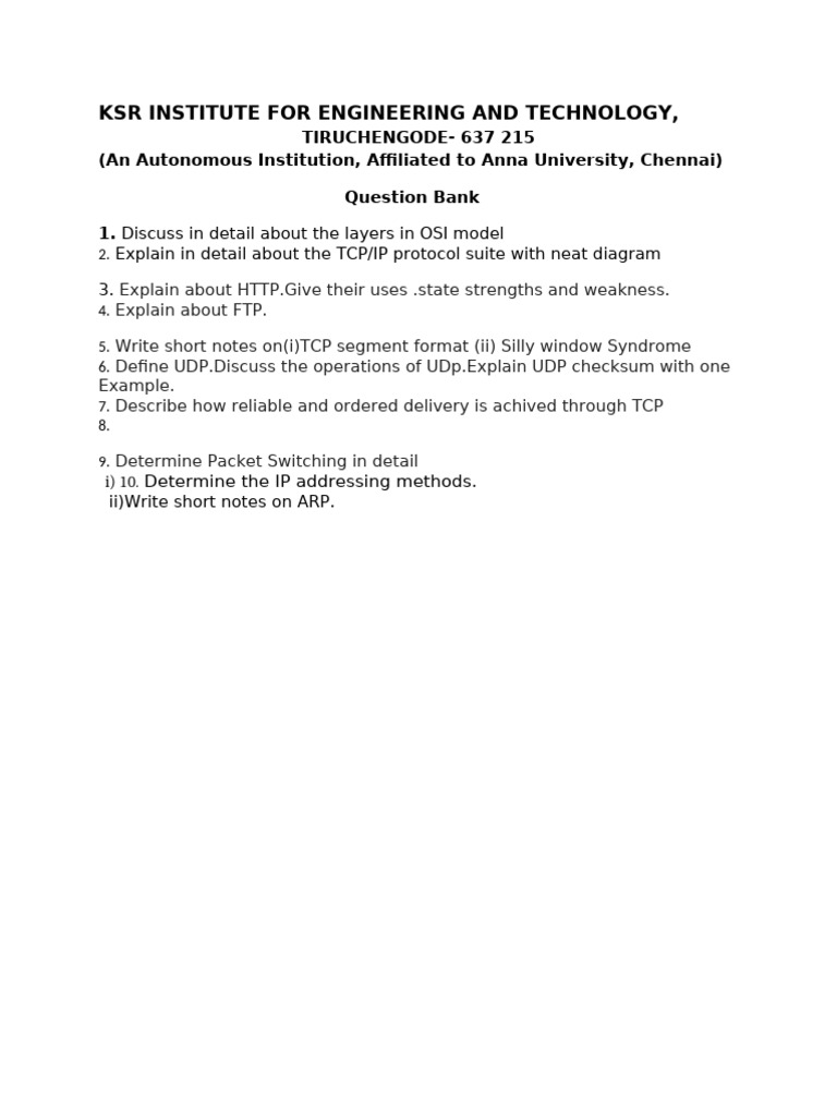 CS3591 QB | PDF | Science & Mathematics | Computers