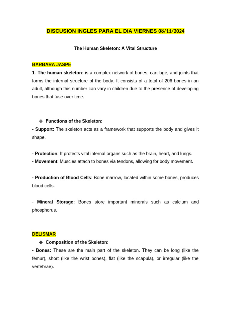 DISCUSION de Ingles 3 Lapzo | PDF | Wellness