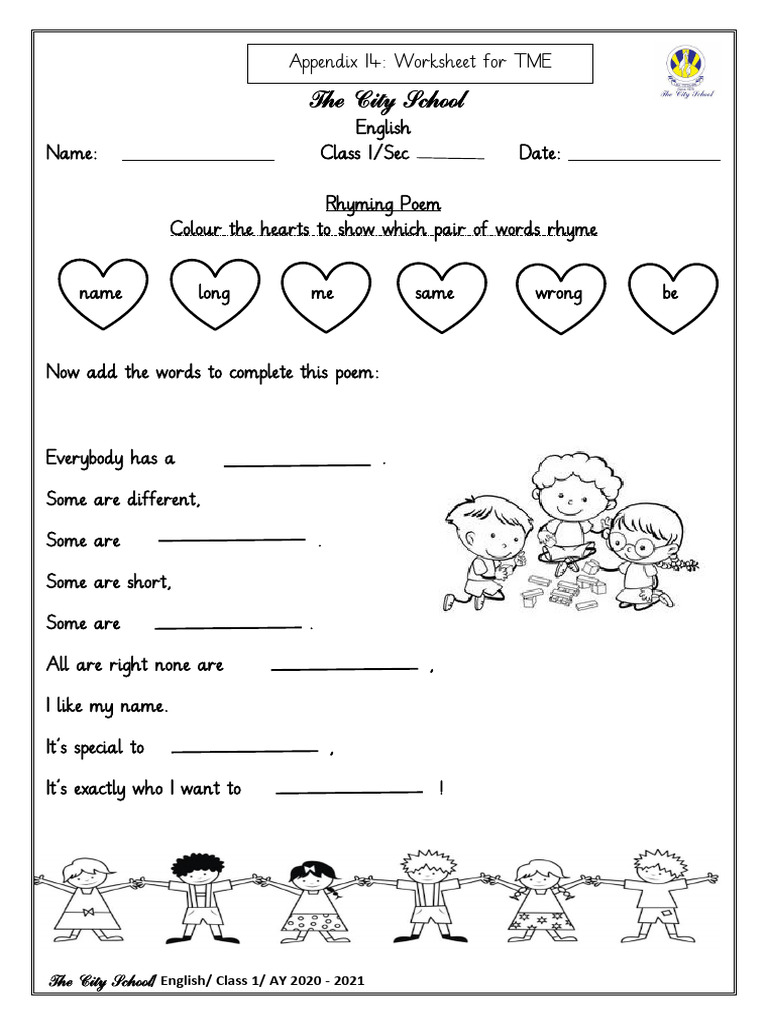 Appendix 14 Complete Rhyming Poem - PDF | PDF