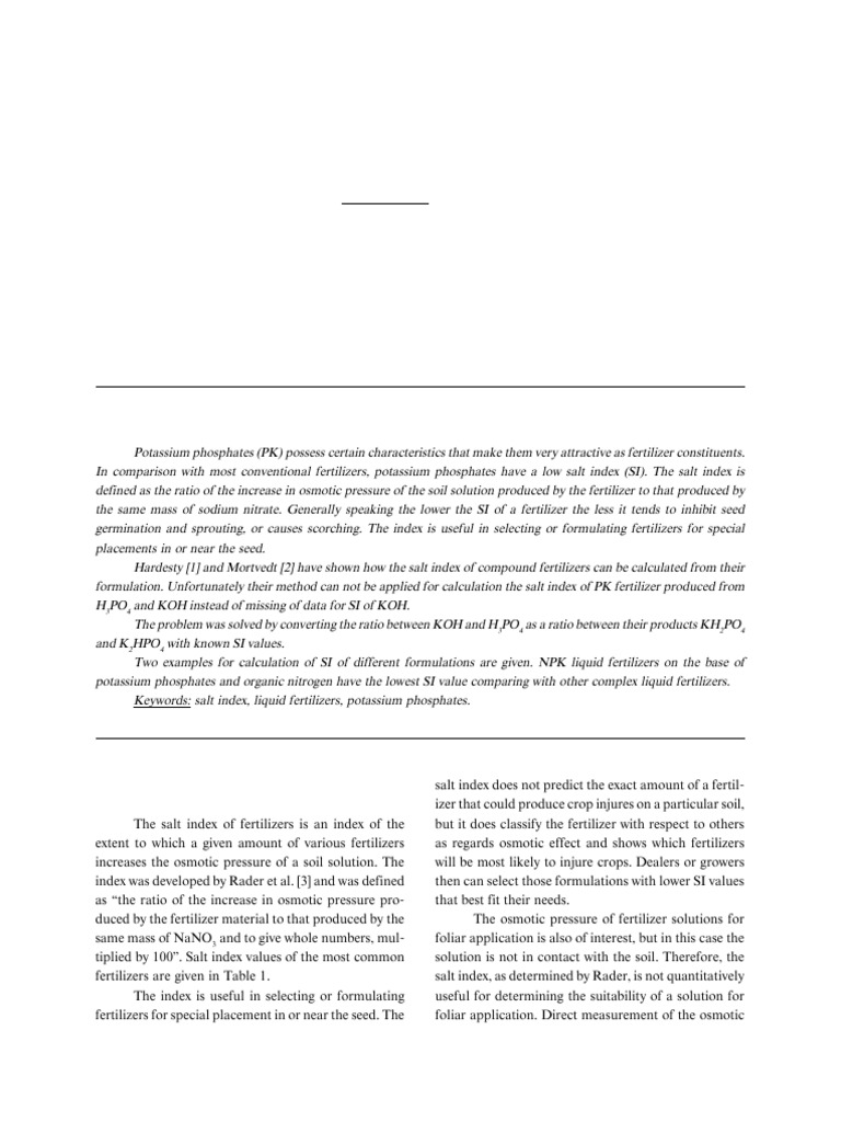 Kamburova-Kirilov-Calculating The Salt Index of PK and NPK Liquid ...